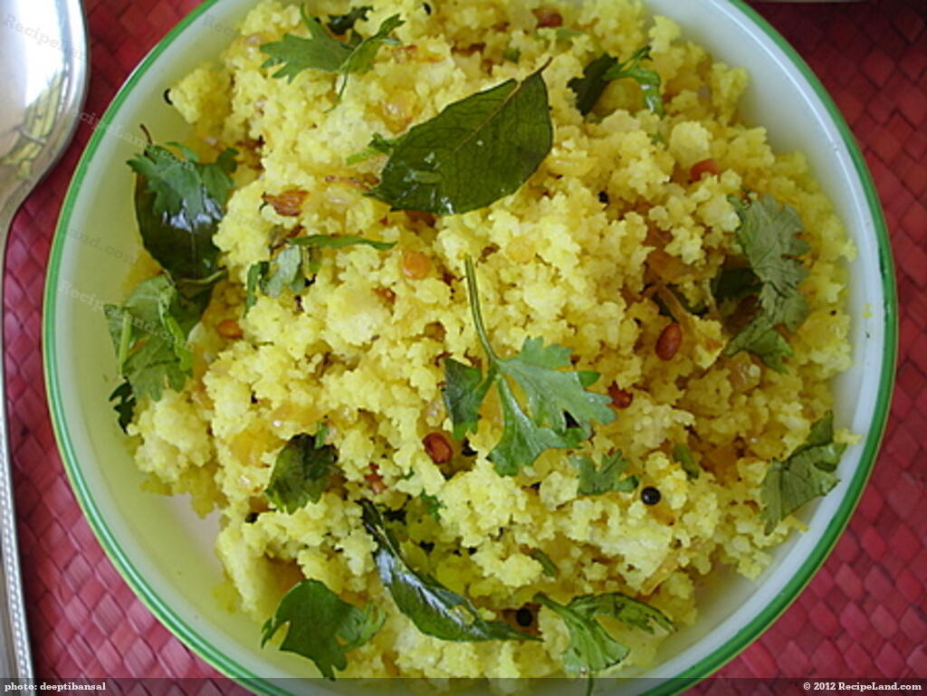 Upma (North Indian Style) Recipe